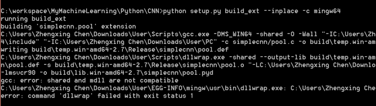 Compile Cython Module on Windows – czxttkl
